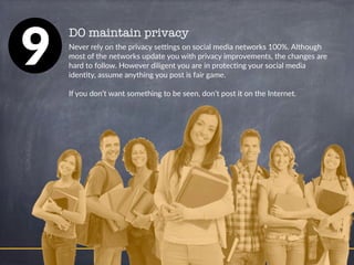 10 Social Media Do's and Don'ts for High School Students | PDF