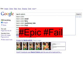 10 Social Media Epic Fails | PPT