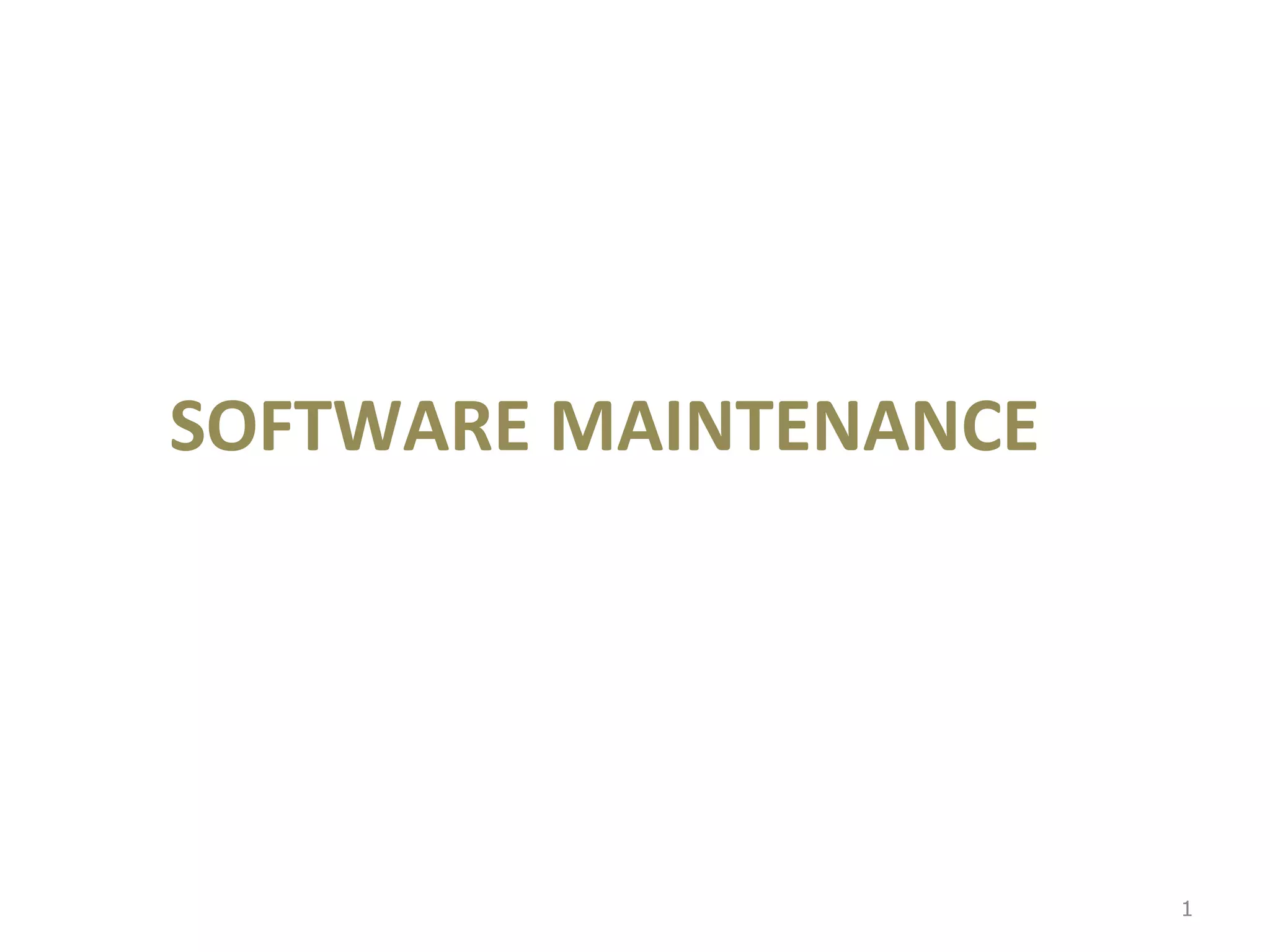 10 software maintenance | PPT