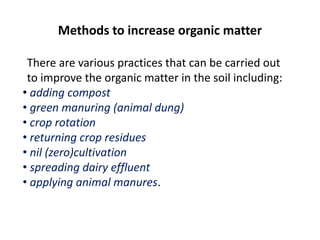 10 Soil organic matter 01.pptx.pdfhgfhfhgh | PDF