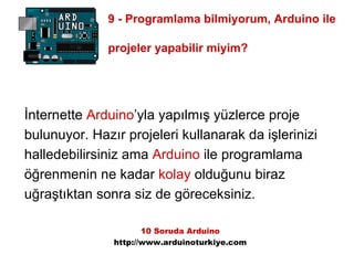 10 soruda Arduino | PPT