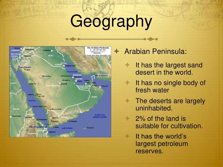 Ancient Arabian Peninsula Geography