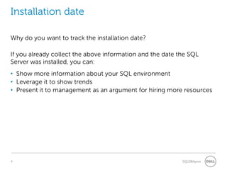 10 SQL Server Metrics to Monitor | PPTX