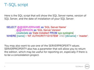 10 SQL Server Metrics to Monitor | PPTX