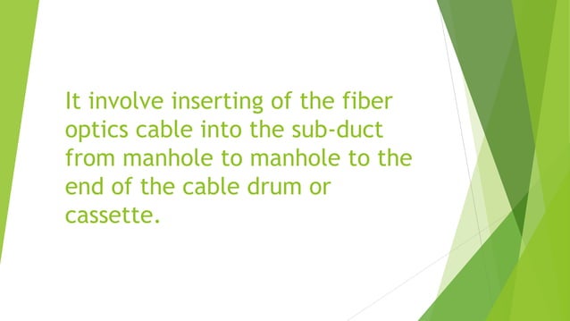 10 STAGES OF FIBER OPTICS PROJECT IMPLEMENTATION | PPTX | Science