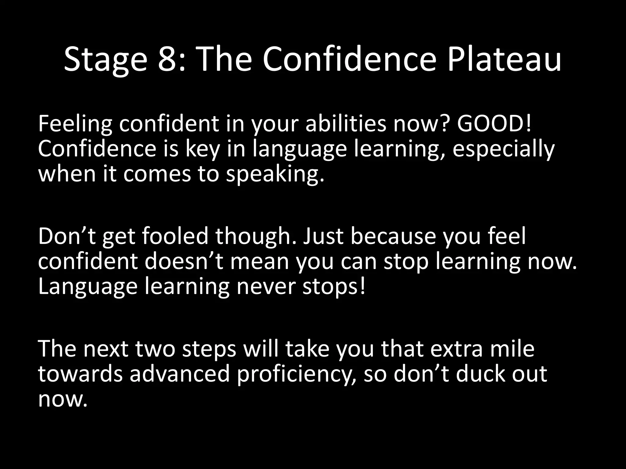 10 Stages of Language Learning: How to Get Started and Keep Going | PDF