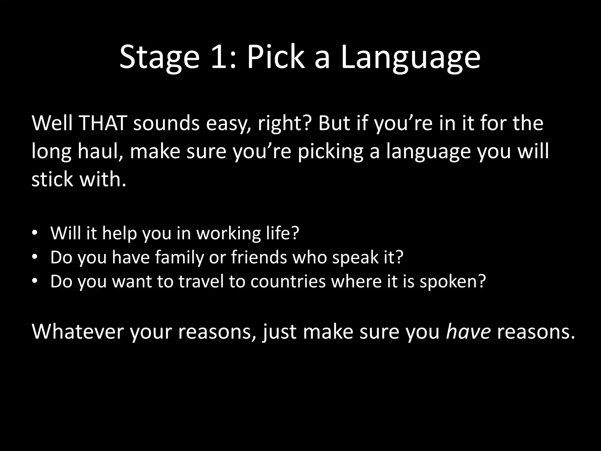 10 Stages of Language Learning: How to Get Started and Keep Going | PDF