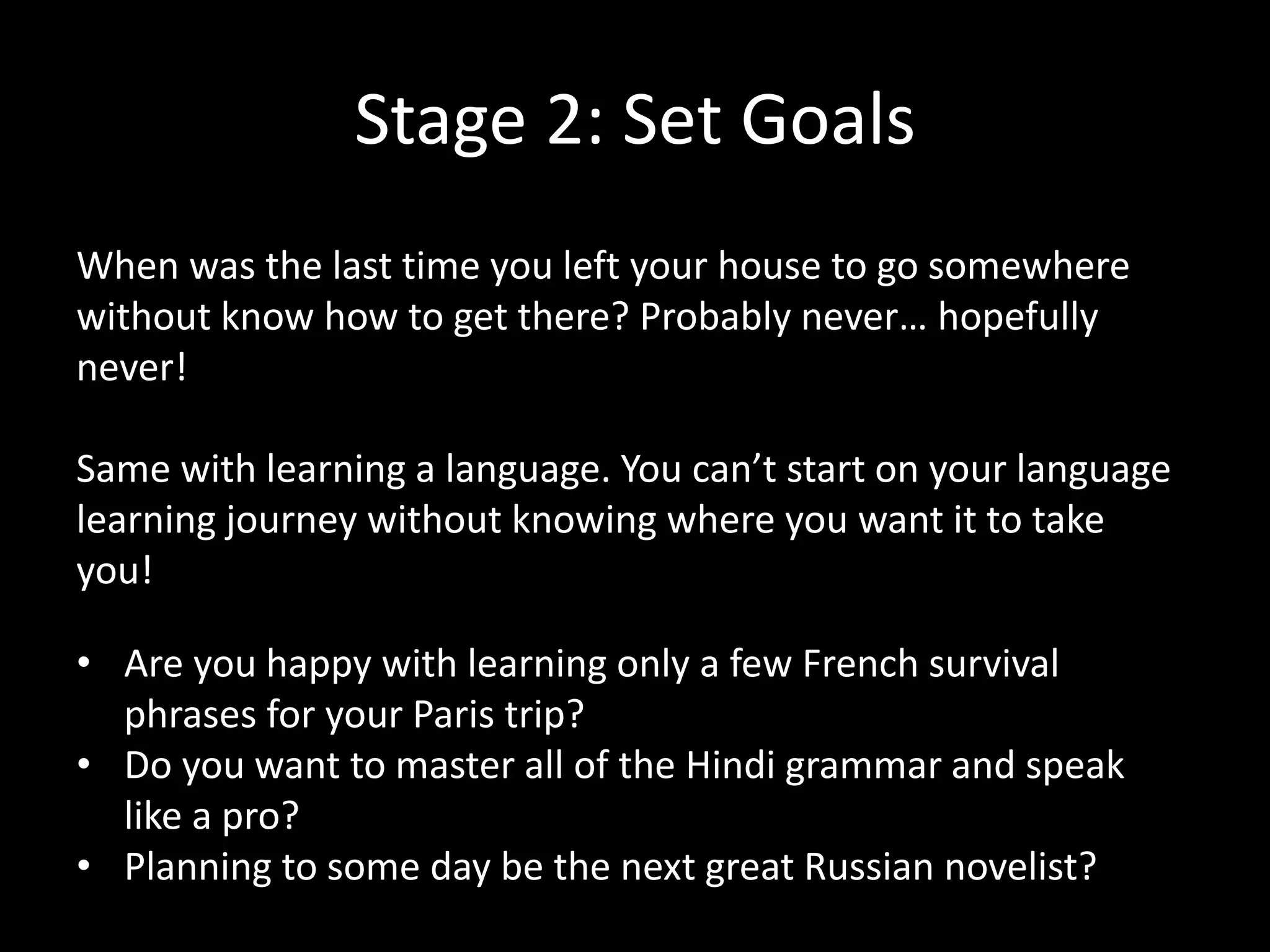 10 Stages of Language Learning: How to Get Started and Keep Going | PDF