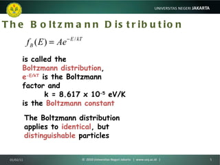 Fisika Modern (10) statistical physics | PPT