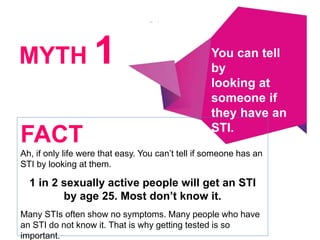 10 College Myths about Safer Sex | PPTX