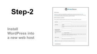 10 step guide to convert HTML to Wordpress | PPT