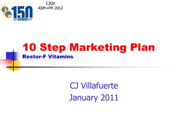 10 step marketing plan | PPT