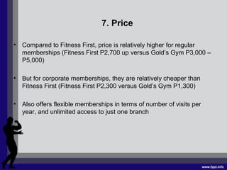 10 step marketing plan for gold's gym philippines | PPT