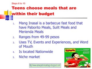 10 step marketing plan for mang inasal ianne patrick santiago | PPT