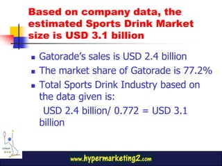 10 Step Marketing Plan (Gatorade) | PPTX