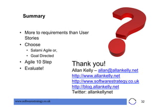 Agile 10 Step Story Model | PDF