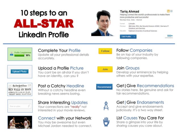 10 steps to an ALL-STAR LinkedIn Profile | PDF | Social Networking | Internet