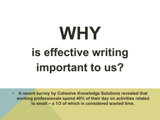 10 Steps to Effective Business Writing | PPTX