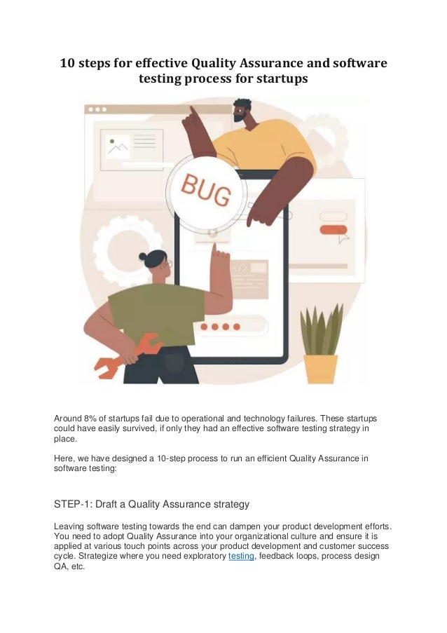 10 steps for effective Quality Assurance and software testing process ...