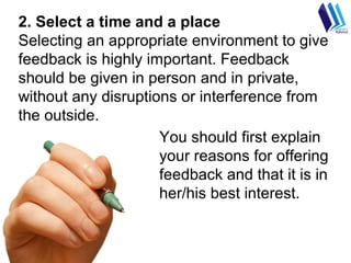 10 steps in giving effective Feedback | PPT | Parenting | Family and ...