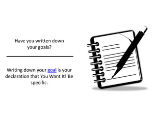 10 steps to achieving your personal goals | PPTX