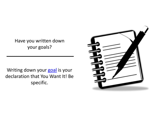 10 steps to achieving your personal goals | PPT