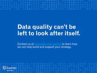 10 steps to better data quality | PPT