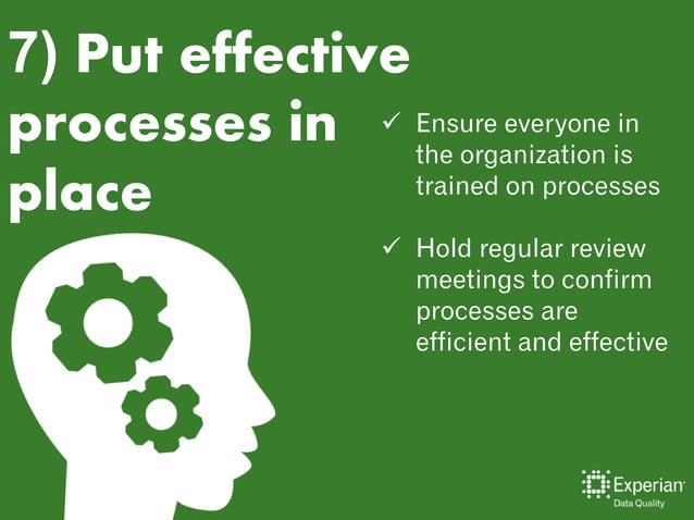 10 steps to better data quality | PPT