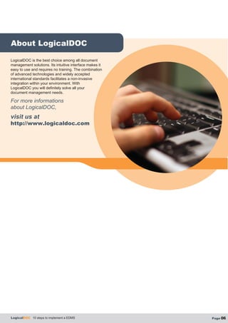 10 steps to implement edms | PDF