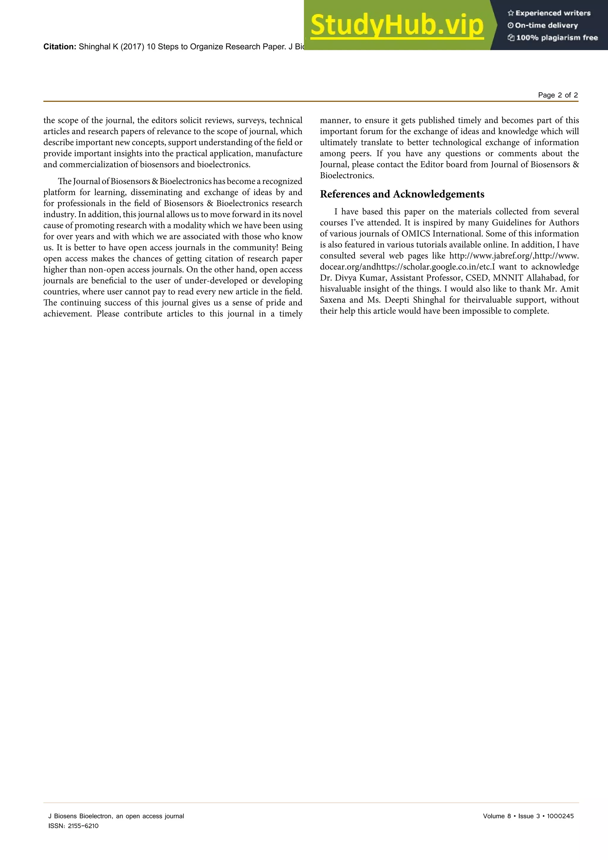 10 Steps To Organize Research Paper | PDF