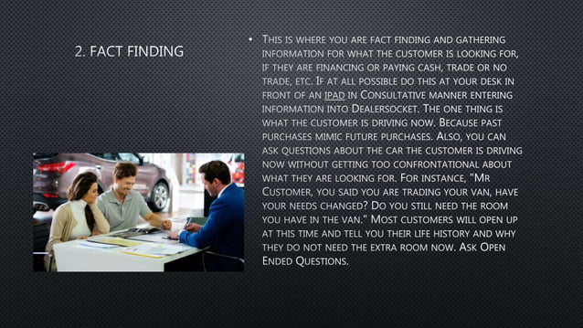 10 steps to the sale | PPTX | Auto Buying and Selling | Automotive