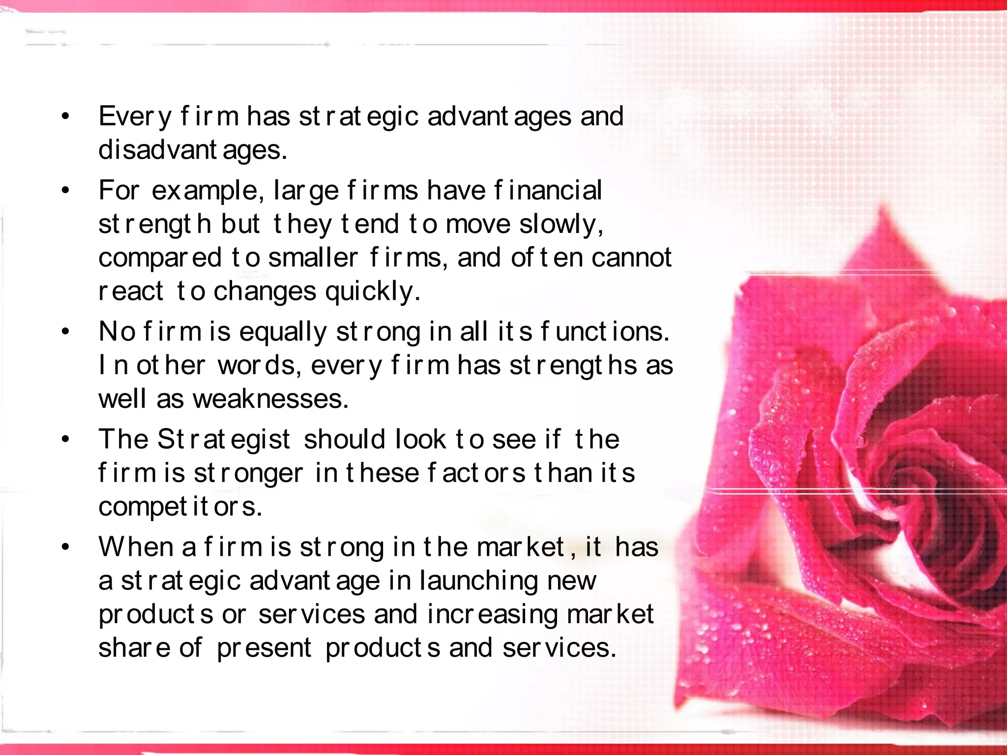 10 strategic advantage profile | PPT