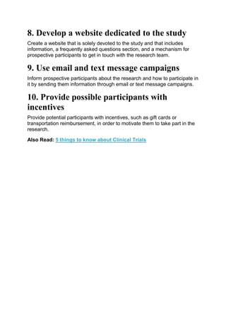 10 Strategies for Clinical Trials Recruitment Marketing.pdf