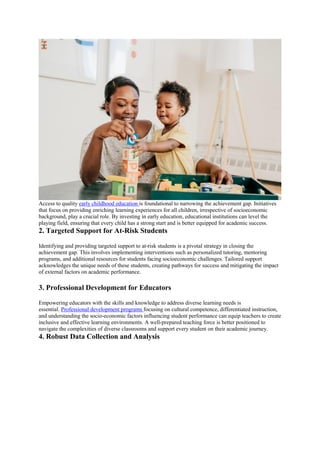 10 Effective Strategies To Close The Achievement Gap In Education ...