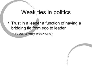 10 Strength Of Weak Ties | PPT