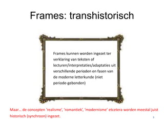 10 stromingen en frames | PPTX