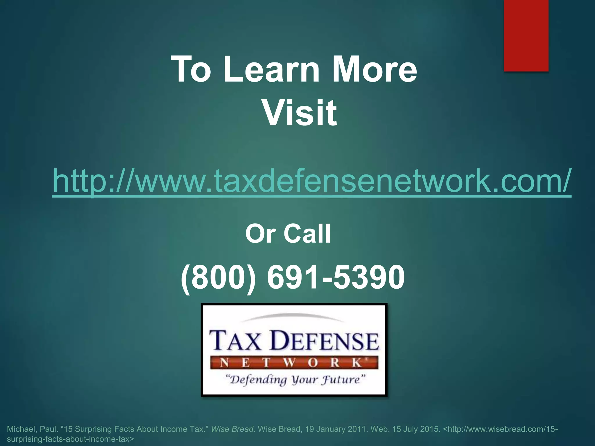 10 Stunning facts about Income Tax | PPTX