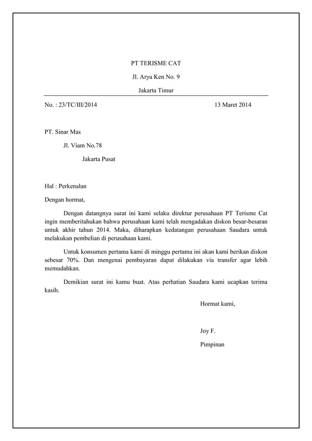 10 surat keluar (pdf) | PDF