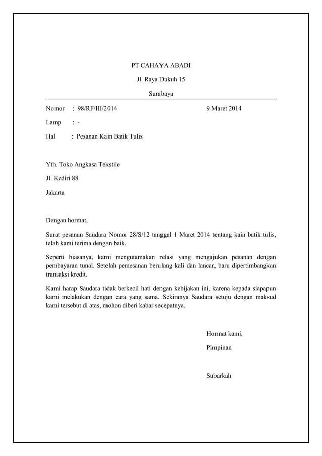10 surat keluar (pdf) | PDF