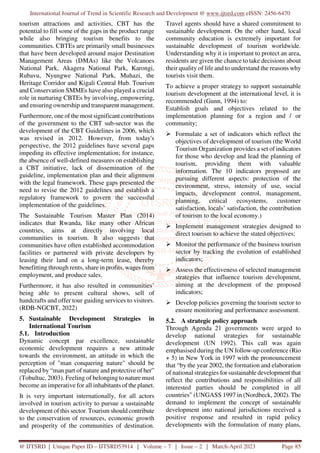 Sustainable Development Strategies of Domestic and International Tourism in Rwanda | PDF