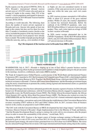 Sustainable Development Strategies of Domestic and International Tourism in Rwanda | PDF