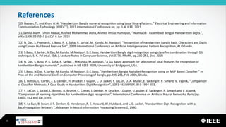 Bayanno-Net: Bangla Handwritten Digit Recognition using CNN | PPT