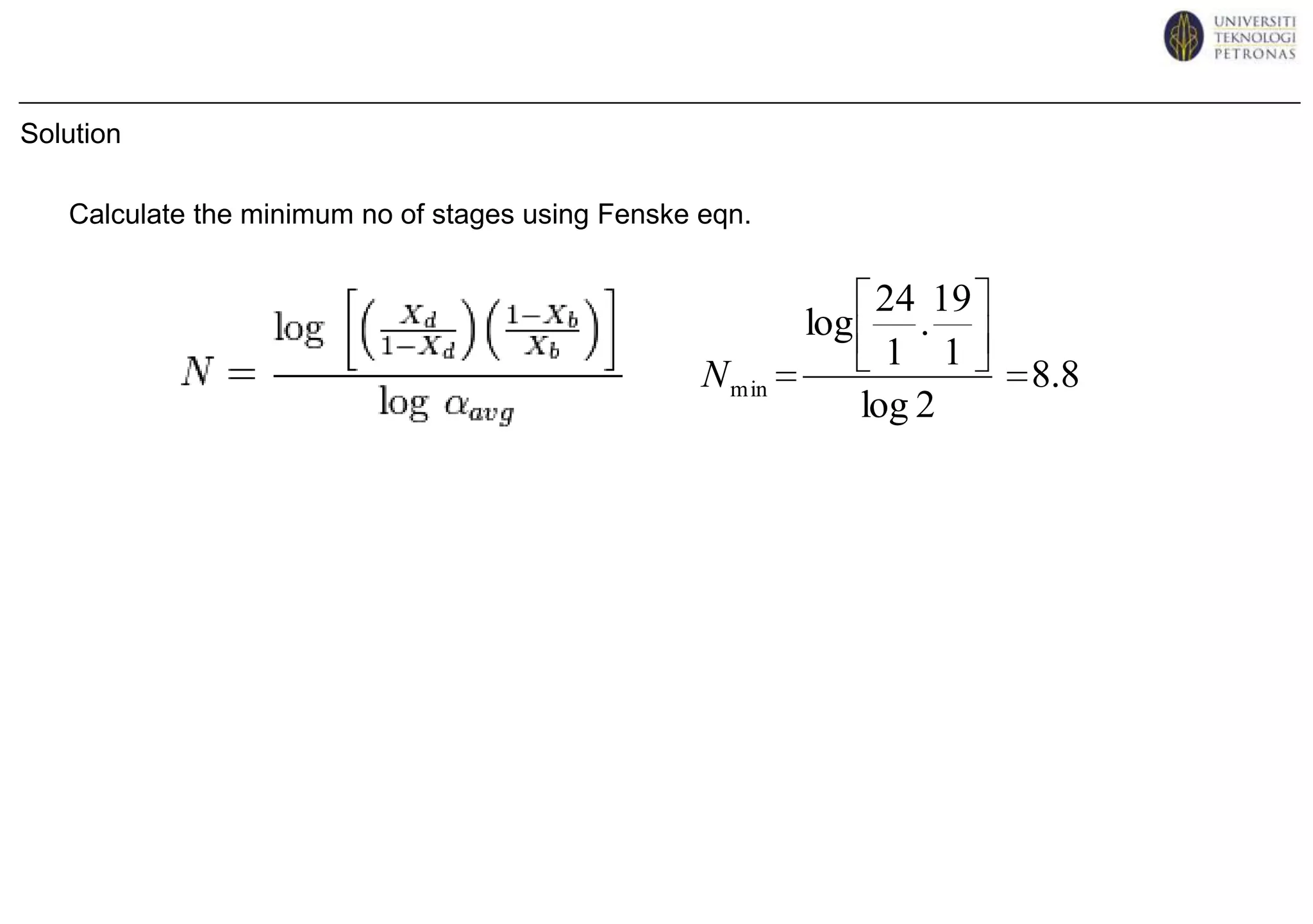 10 Synthesis Of Reaction Separation System Lec 10 Homogenous Separation