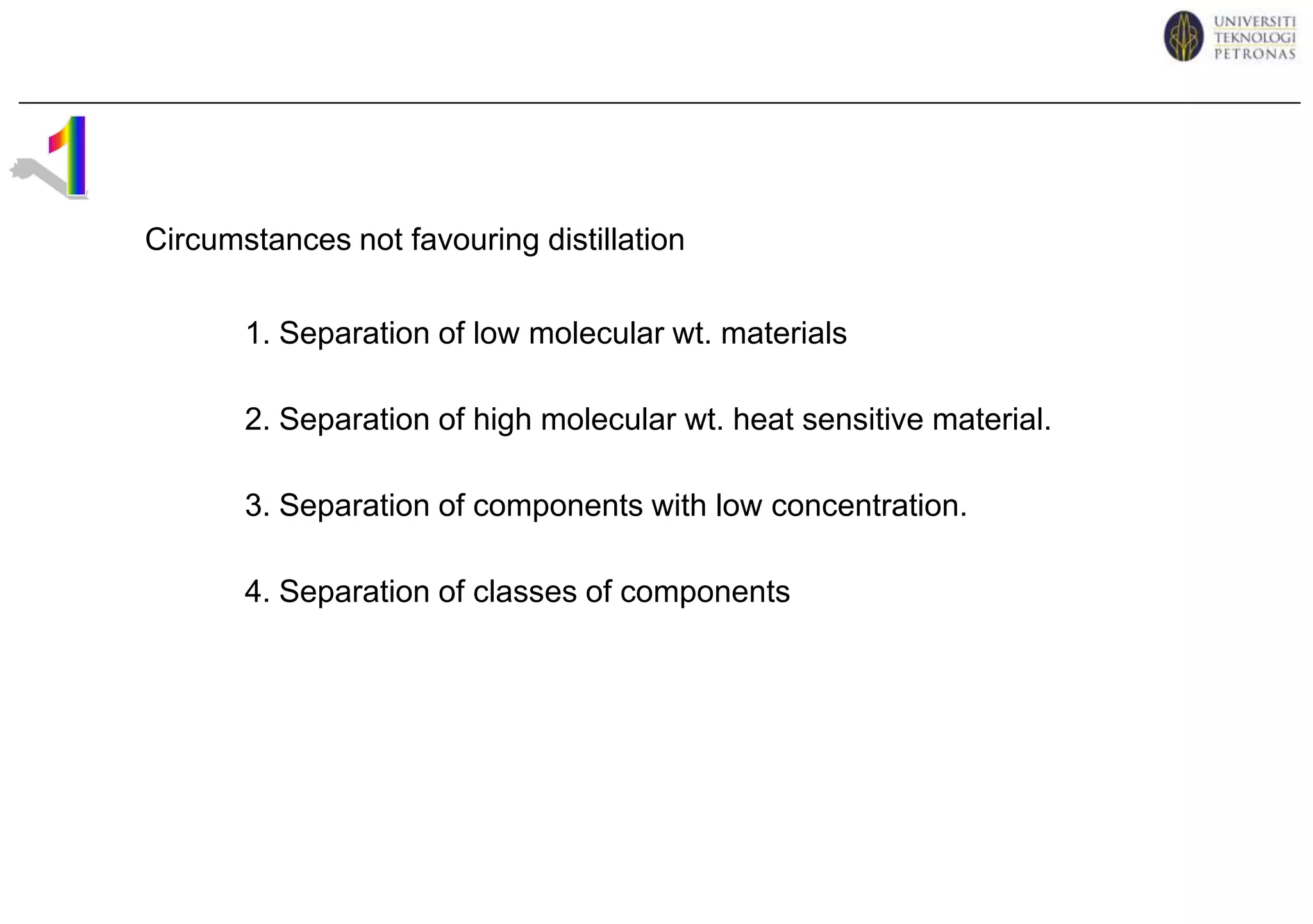10 Synthesis Of Reaction Separation System Lec 10 Homogenous Separation