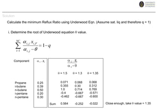 10 synthesis of reaction separation system lec 10 homogenous separation ...
