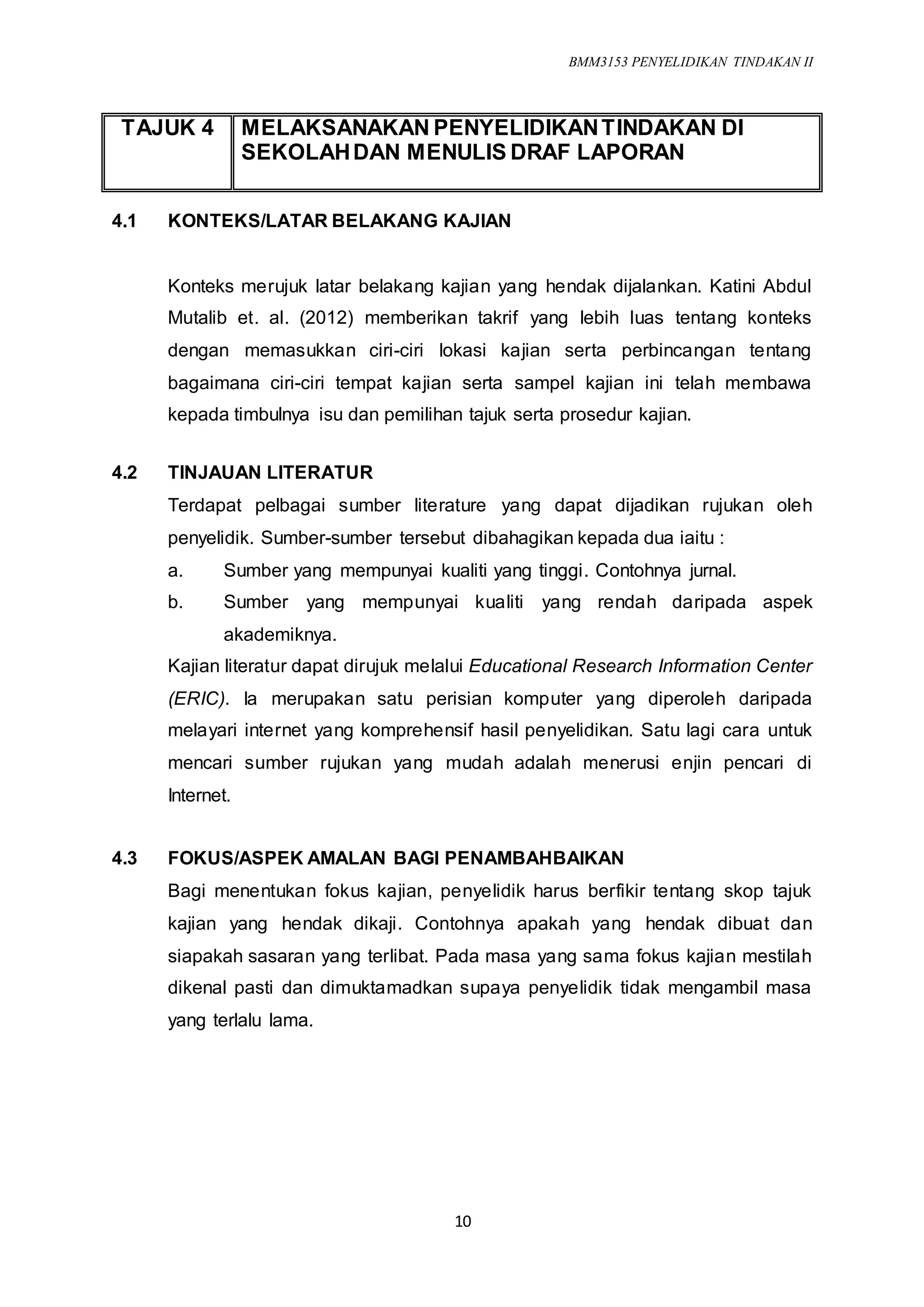 10 tajuk 4 | PDF