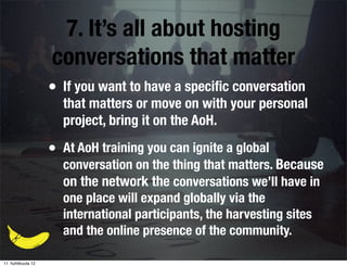 10 takeaways Art of Hosting | PDF