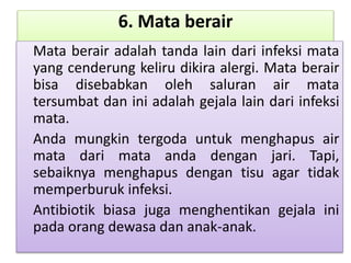 10 tanda mata anda infeksi | PPTX