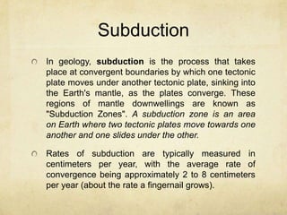 Tectonic Plates | PPTX