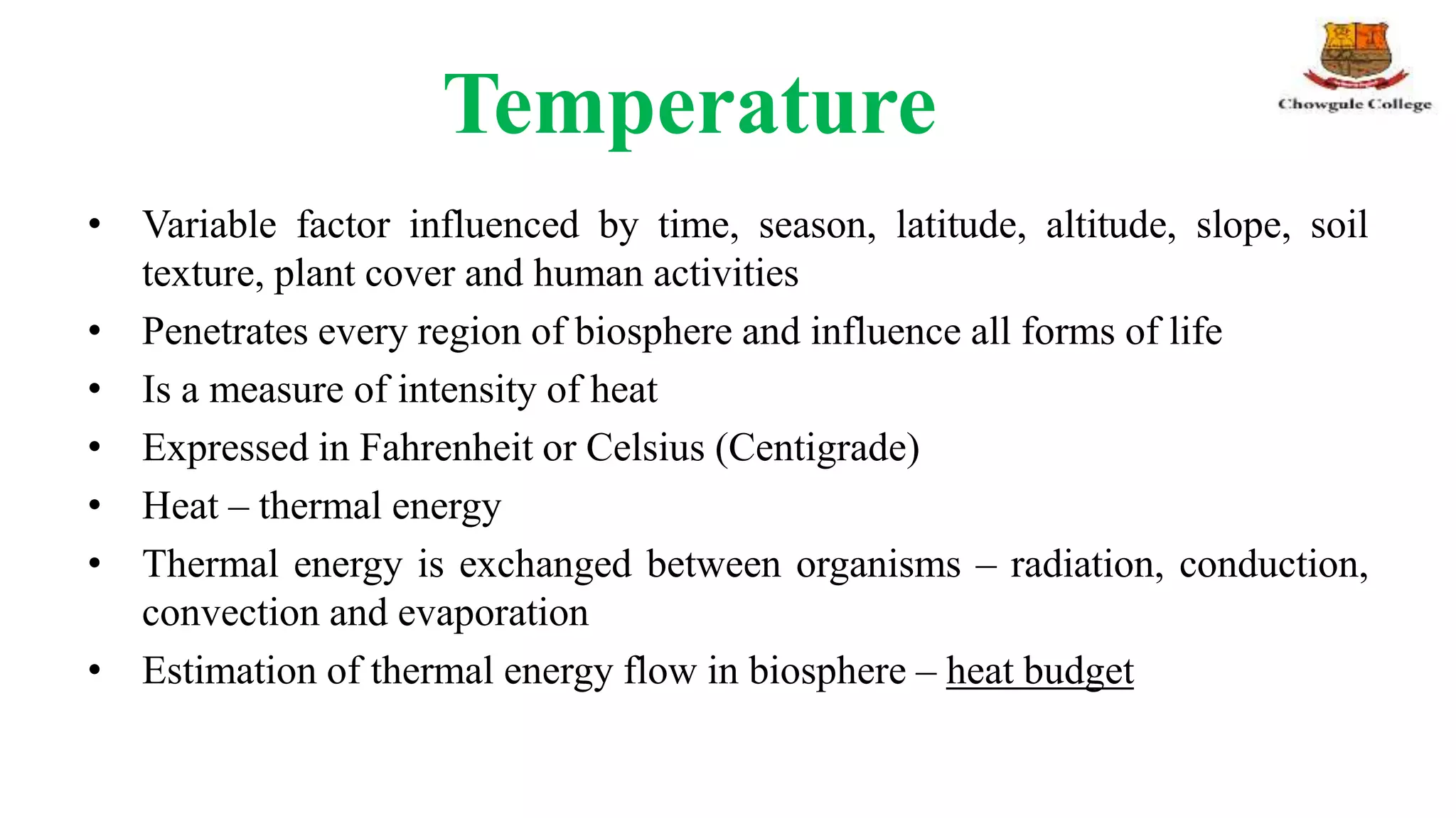 Temperature | PPT